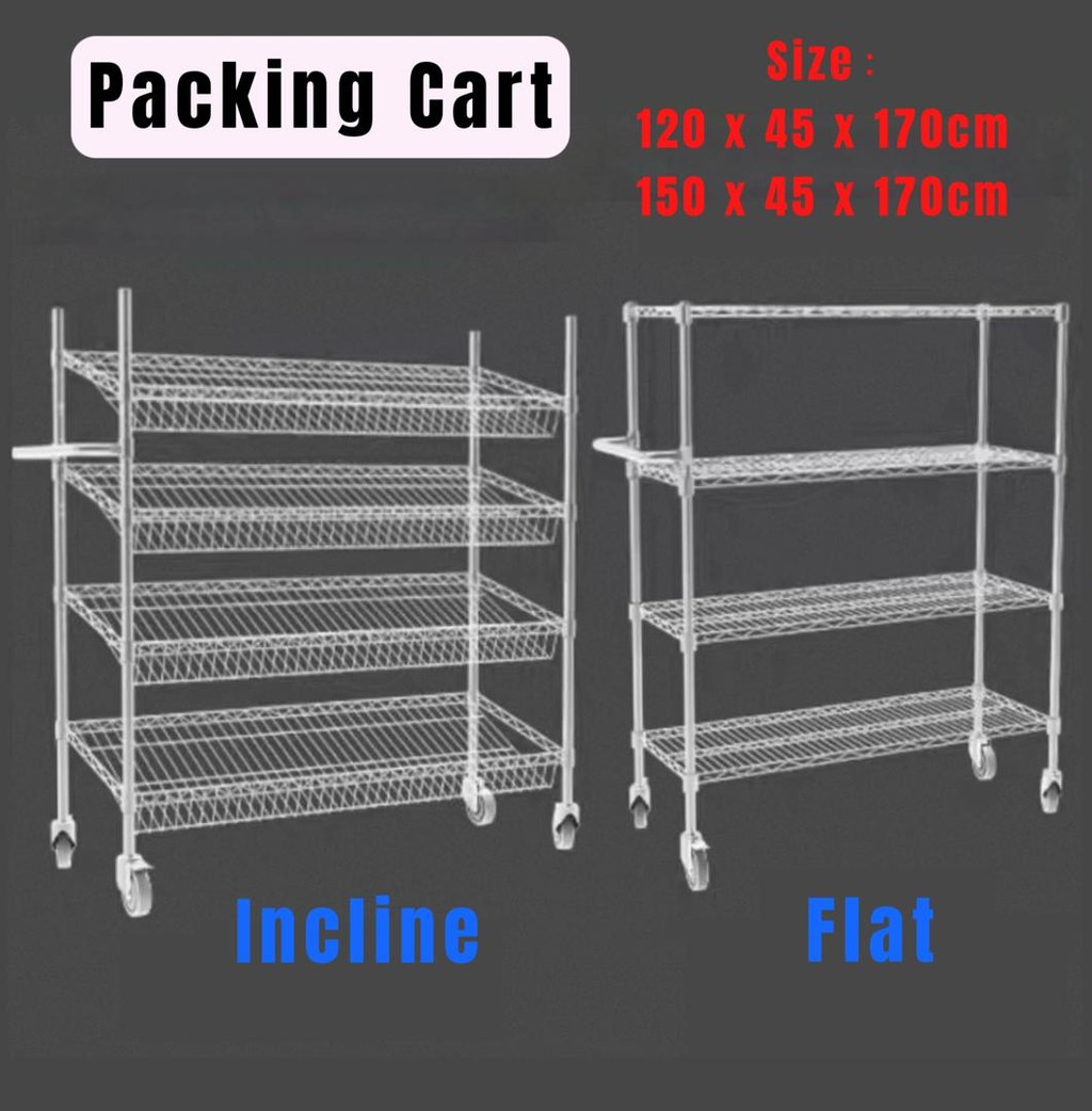 Mobile Sorting Truck Picking Goods Cart with Wheel Warehouse Logistic ...