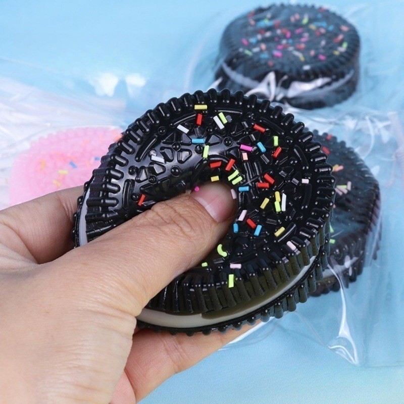 Cartoon Oreo Squishy Toys Super Soft Stress Relief Toys Itaba Squishy ...