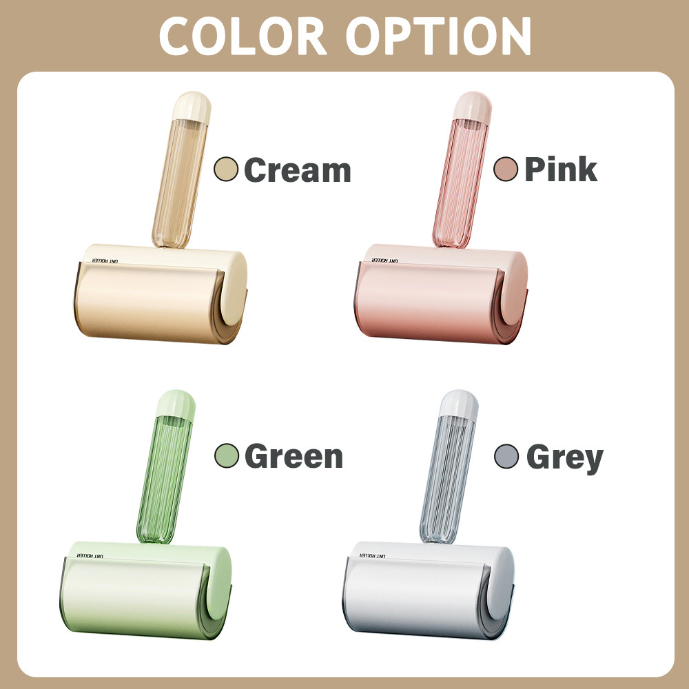 Encora Lint Roller Detachable Sticky Dust Roller Penggelek Habuk ...