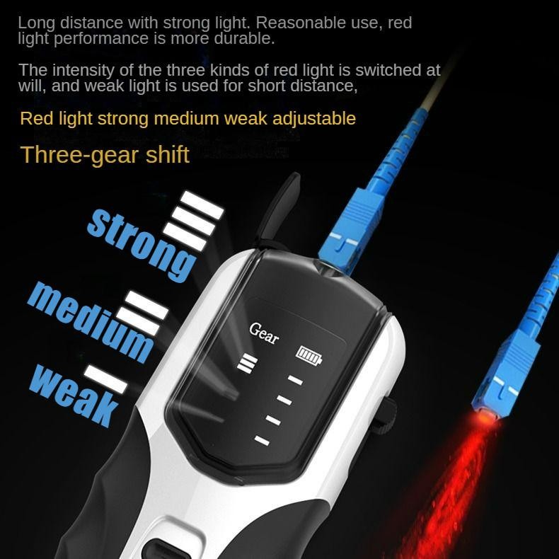 Fiber optic tester, optical power, fiber optic red laser indicator ...