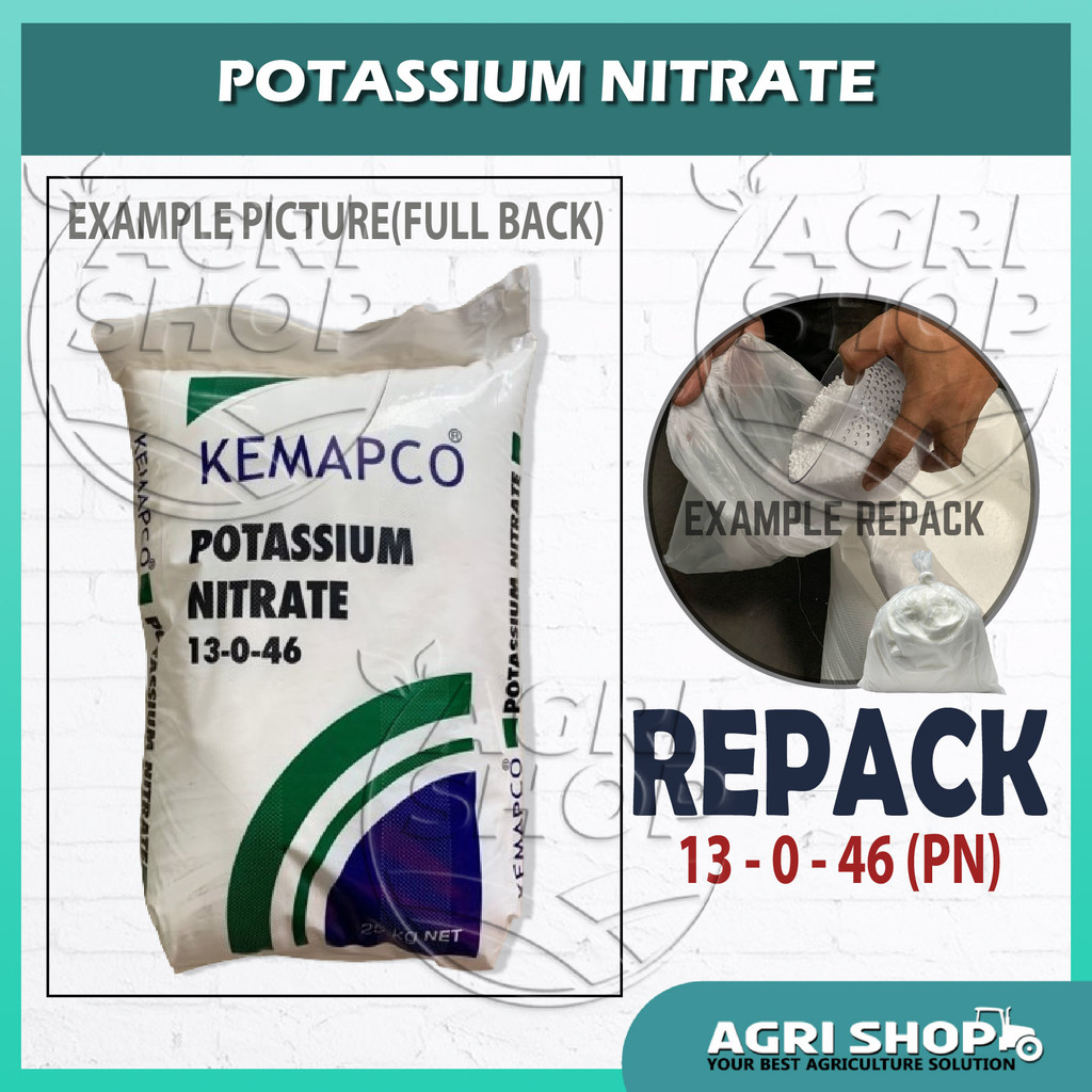 (REPACK) Agrishop Potassium Nitrate 13-0-46 (PN) 1kg 2kg 5kg | AG KEMAPCO Macro Nutrients ...