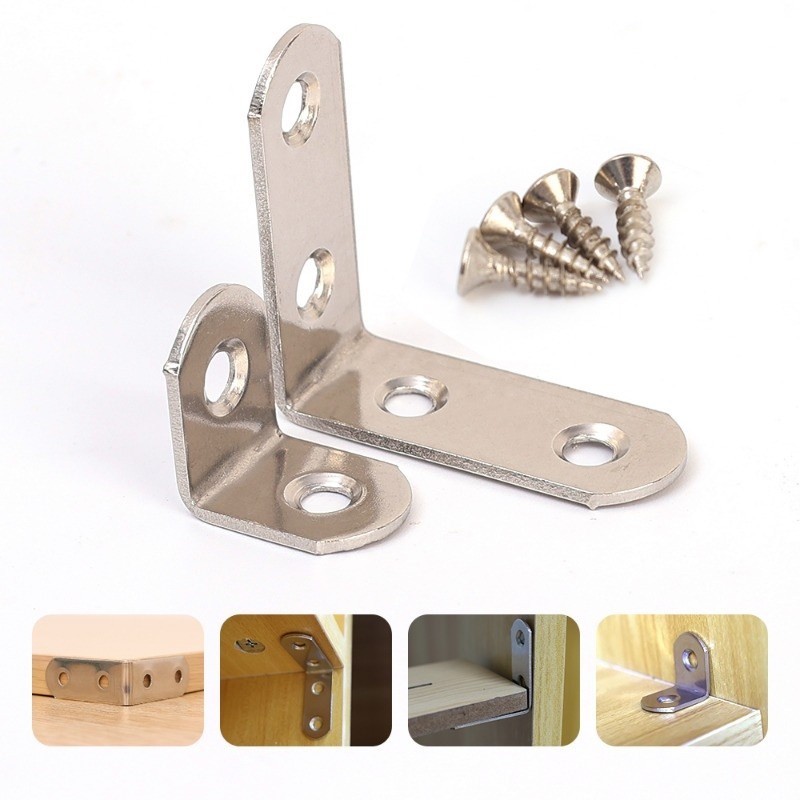 [ New ]L Shaped Corner Brackets / Right Angle Partition Bracket ...