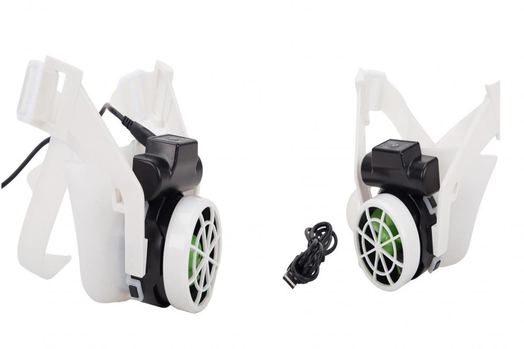 GEY_ Helmet Cooling Device Hard Hat Fan Portable Helmet Fan with ...