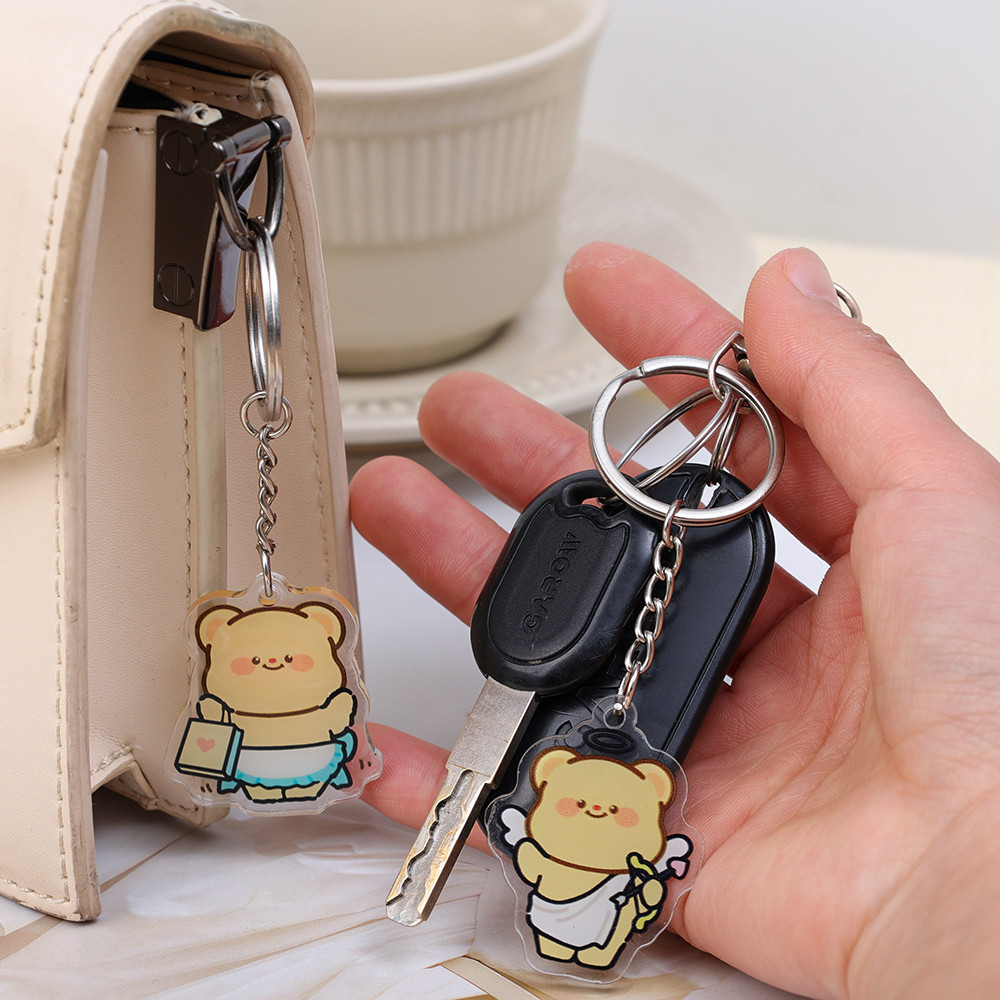 Sweet Cute Knitted Inspirational Potato Keychain- Cartoon Creative ...