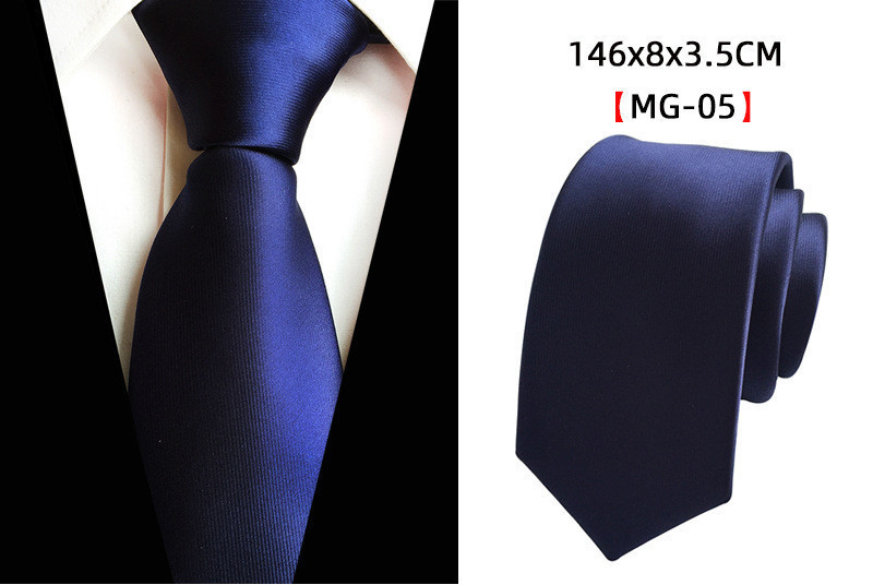 Luxury Men's Tie Neckties 8CM Solid Wedding Party Business Neck Ties ...