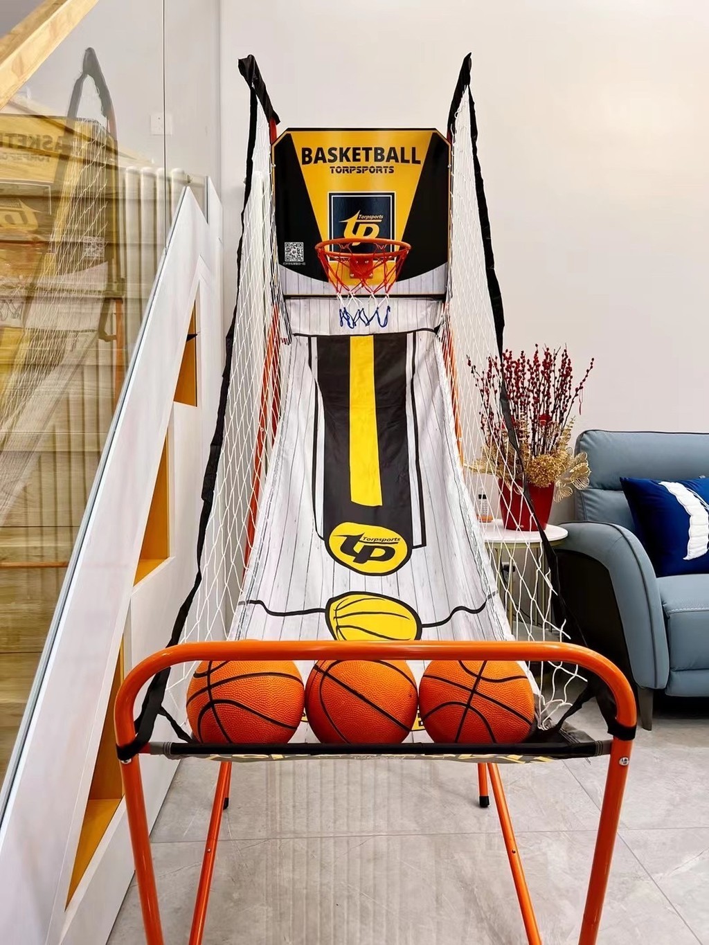 Indoor double electronic shooting machine automatic scoring home ...