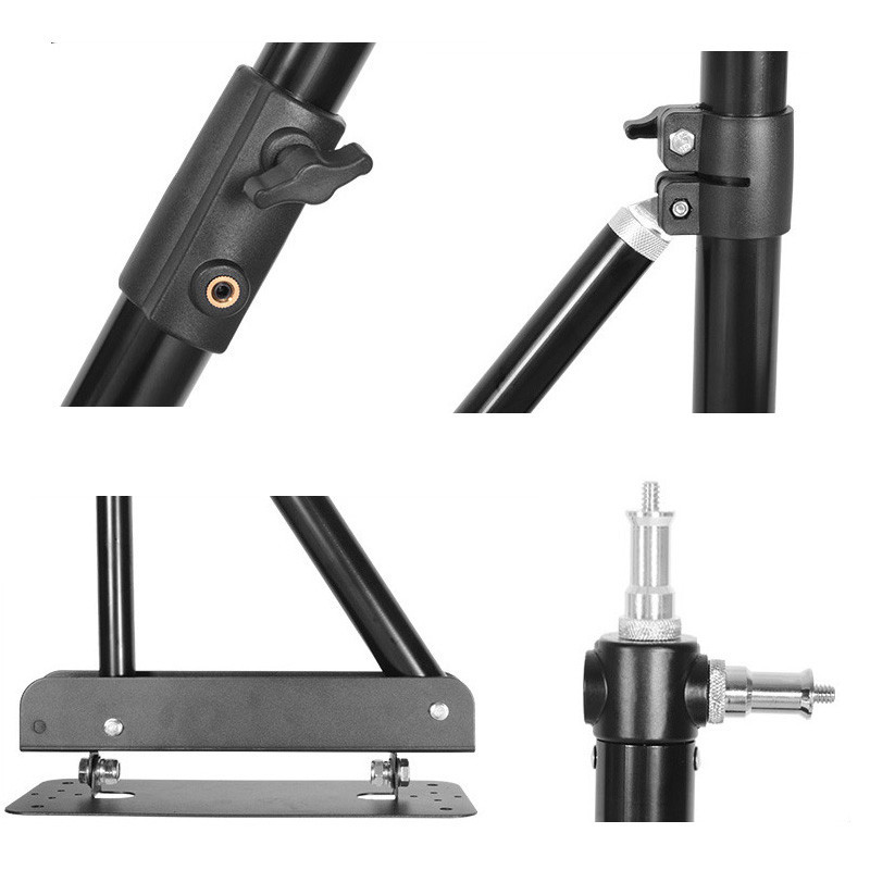 Ring Light Mount - Wall Mount Triangle Boom Arm Wall Stand Tirpod ...