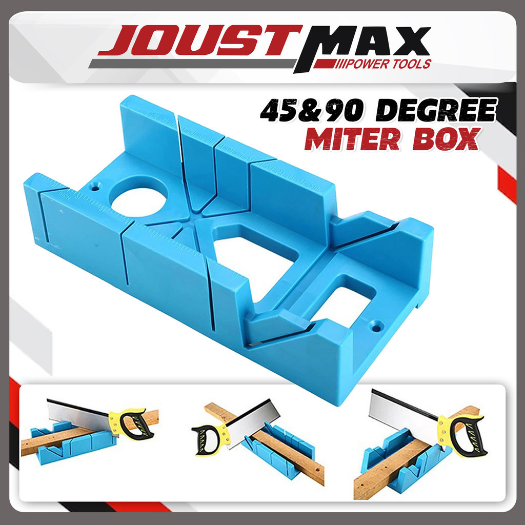 MB154 45/90 Degree Miter Box Wood Cutting Clamping Miter Saw Box ...