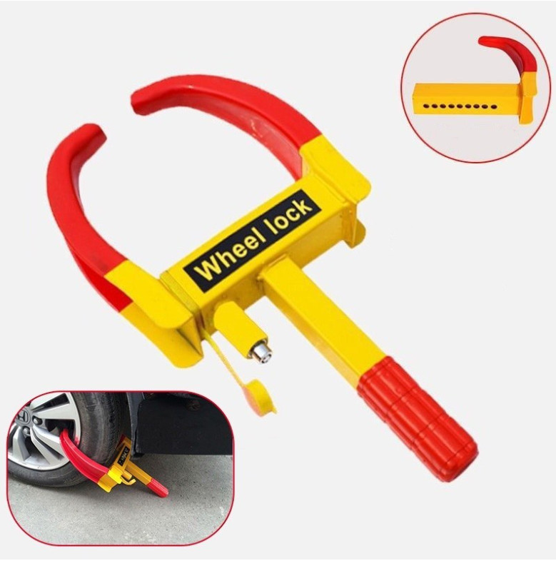 Universal Car Wheel Lock Anti-Theft Tyre Car Clamp Safety Tire Security ...