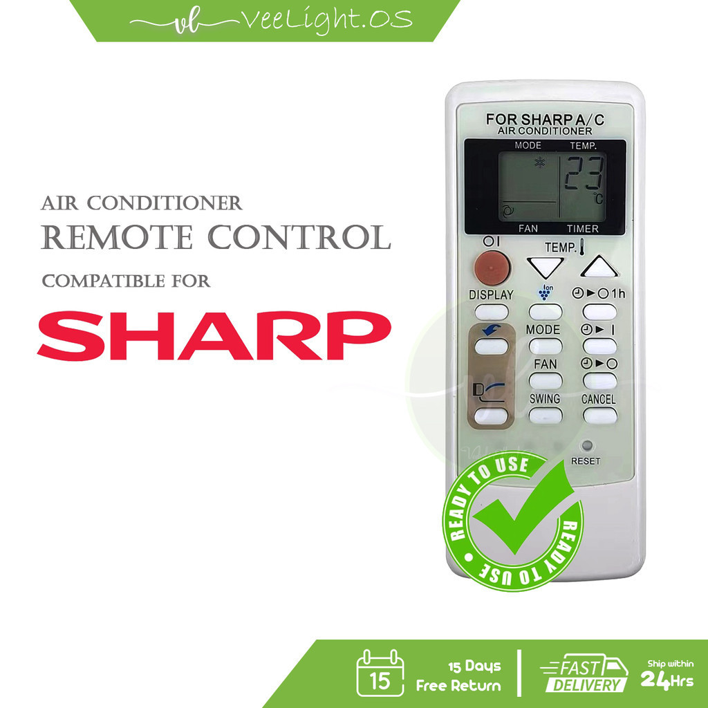 SHARP AIRCOND REMOTE CONTROL CRMC A751 Air Conditioner Air Cond Remote ...