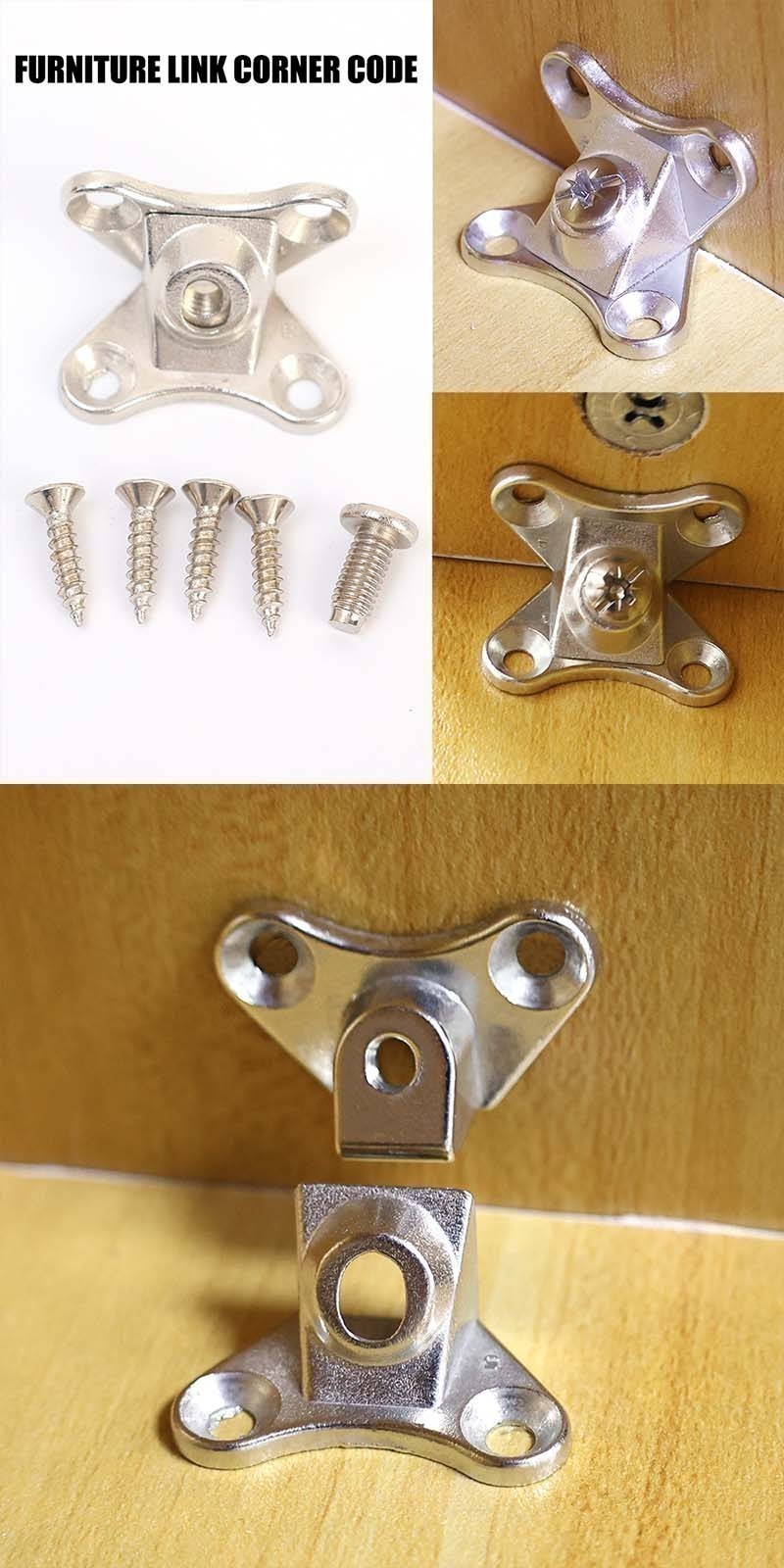 10 Sets 90 Degree Right Angle Corner Connector - L Shaped Bracket ...