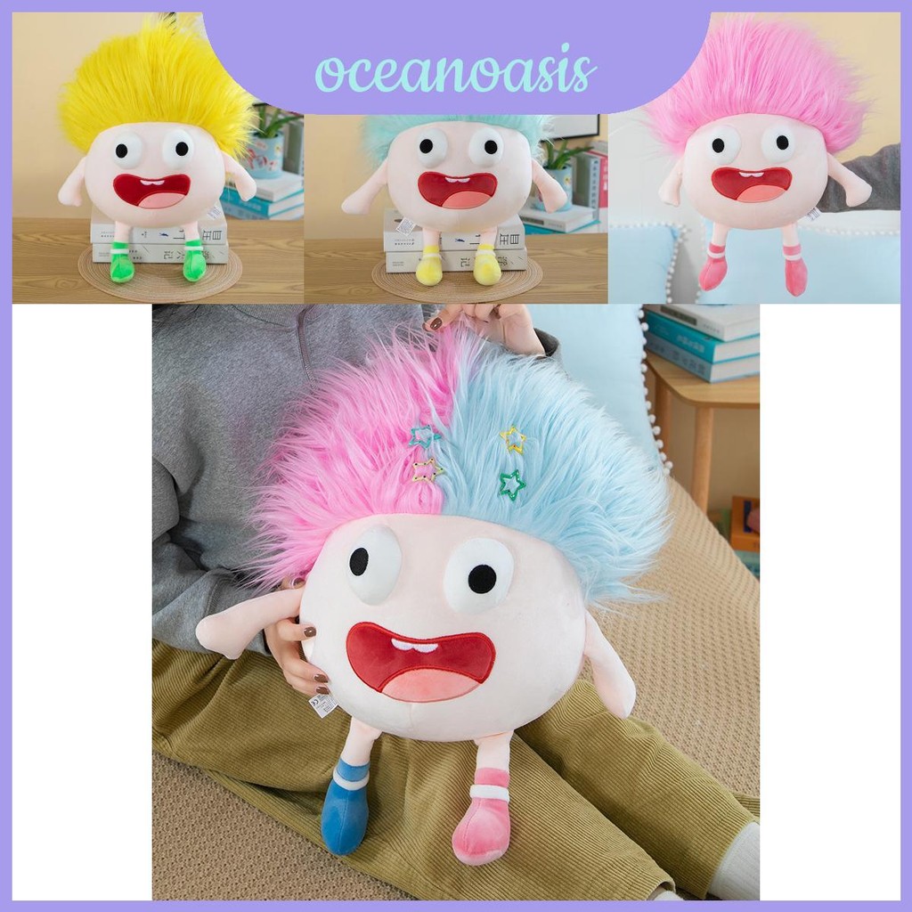 Crazy Hair Cute Plush Dolls With Googly Eyes Perfect Stuffed Ugly Toy ...