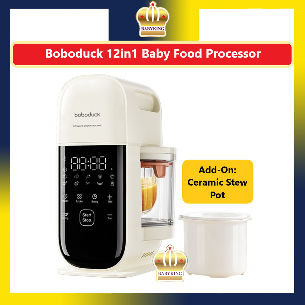 Original Boboduck 12 in 1 Multi-functional Baby Food Processor (F9307 ...