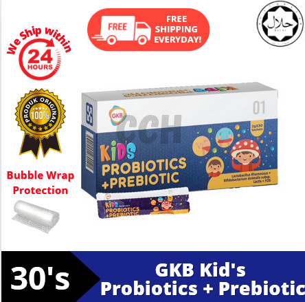 [1 box] GKB Kids Probiotic + Prebiotics - 30 Sachets [Buy 2 foc 5's ...