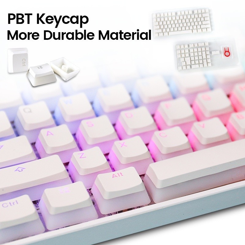 Pbt Pudding Full Set Keycaps Suitable For Royal Kludge All Keyboards ...