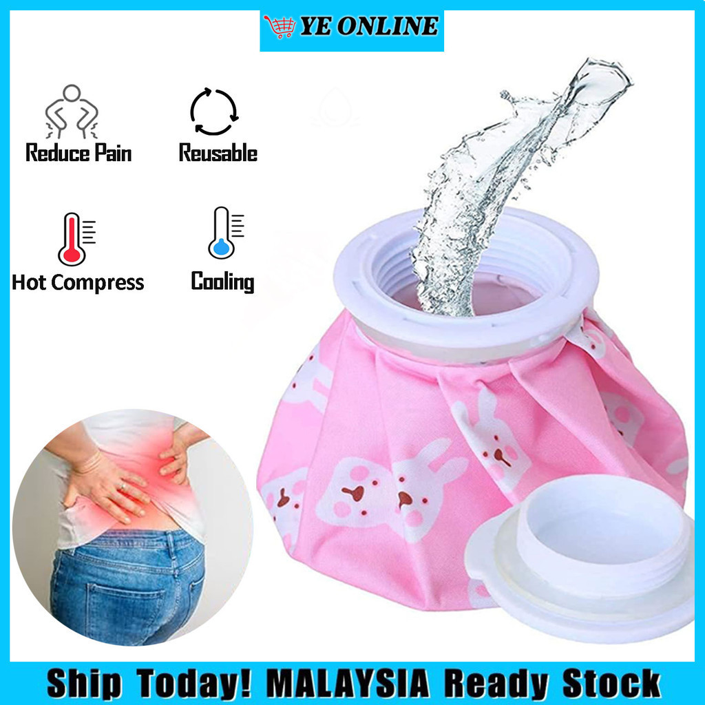Reusable Hot & Cold Water Bag Fever Pain Relief Knee Muscle Injury ...