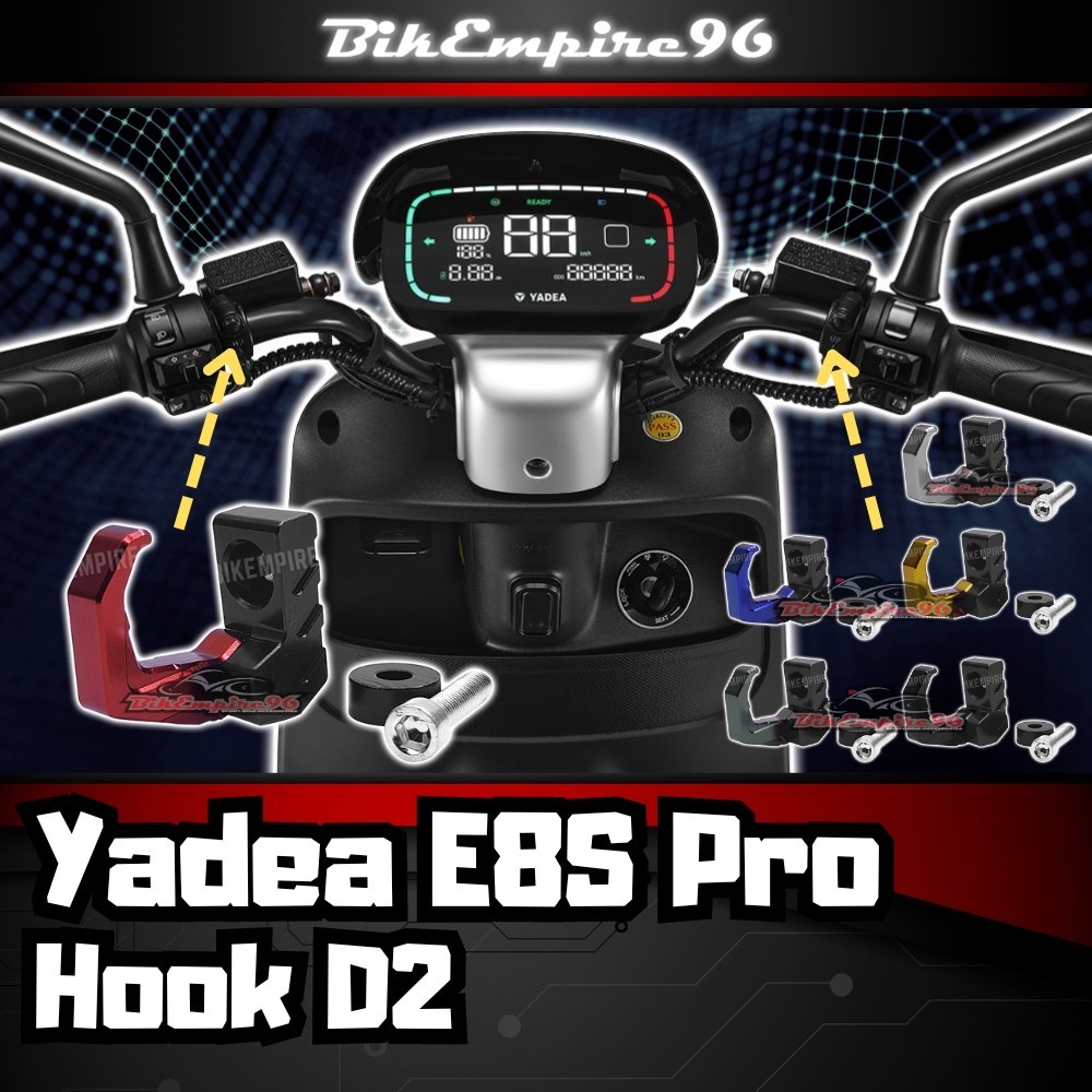 Yadea E8S Pro Hook D2 Heavy Duty Premium Durable Quality Hanger for ...