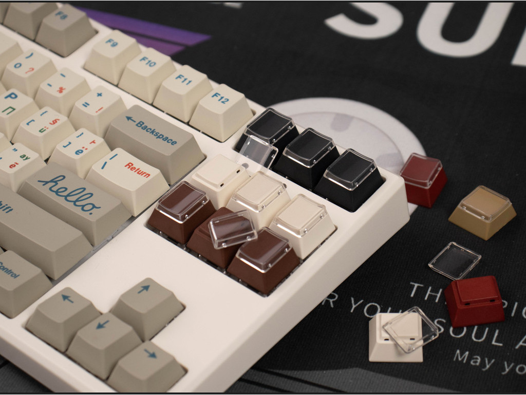 Mixed Light Keycaps PBT cherry Profile Dark/ bright Light DIY custom ...