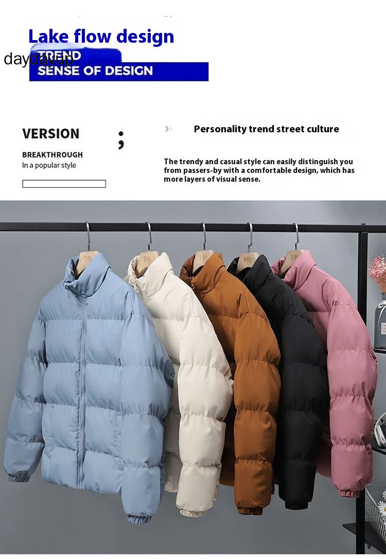 【Double-sided Wear】Men and Women Down Cotton Jacket Winter Thick Coat ...