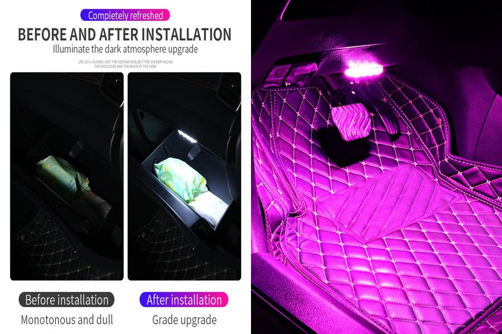 See-through Led Light Led Lights Mini Rechargeable Car Led Light Touch ...