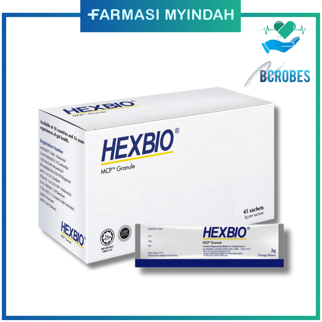 Hexbio MCP Granule Probiotic 3g (10 Sachets/ 14 Sachets/ 45 Sachets ...