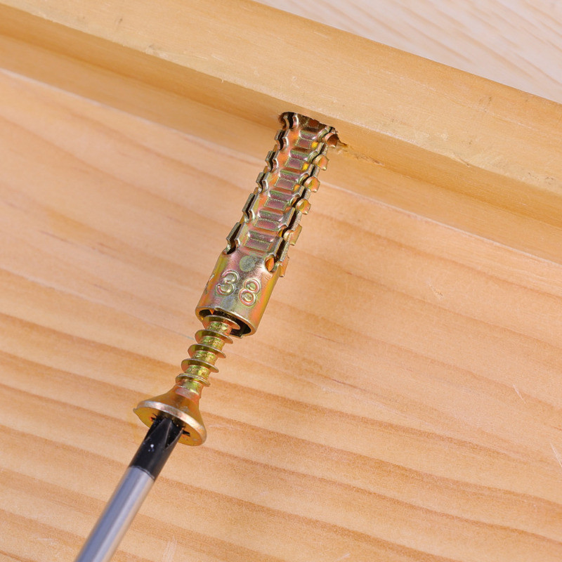 Two-Color Nylon Expansion Screws - Serrated Thorny Wall Anchor - M5/M6 ...