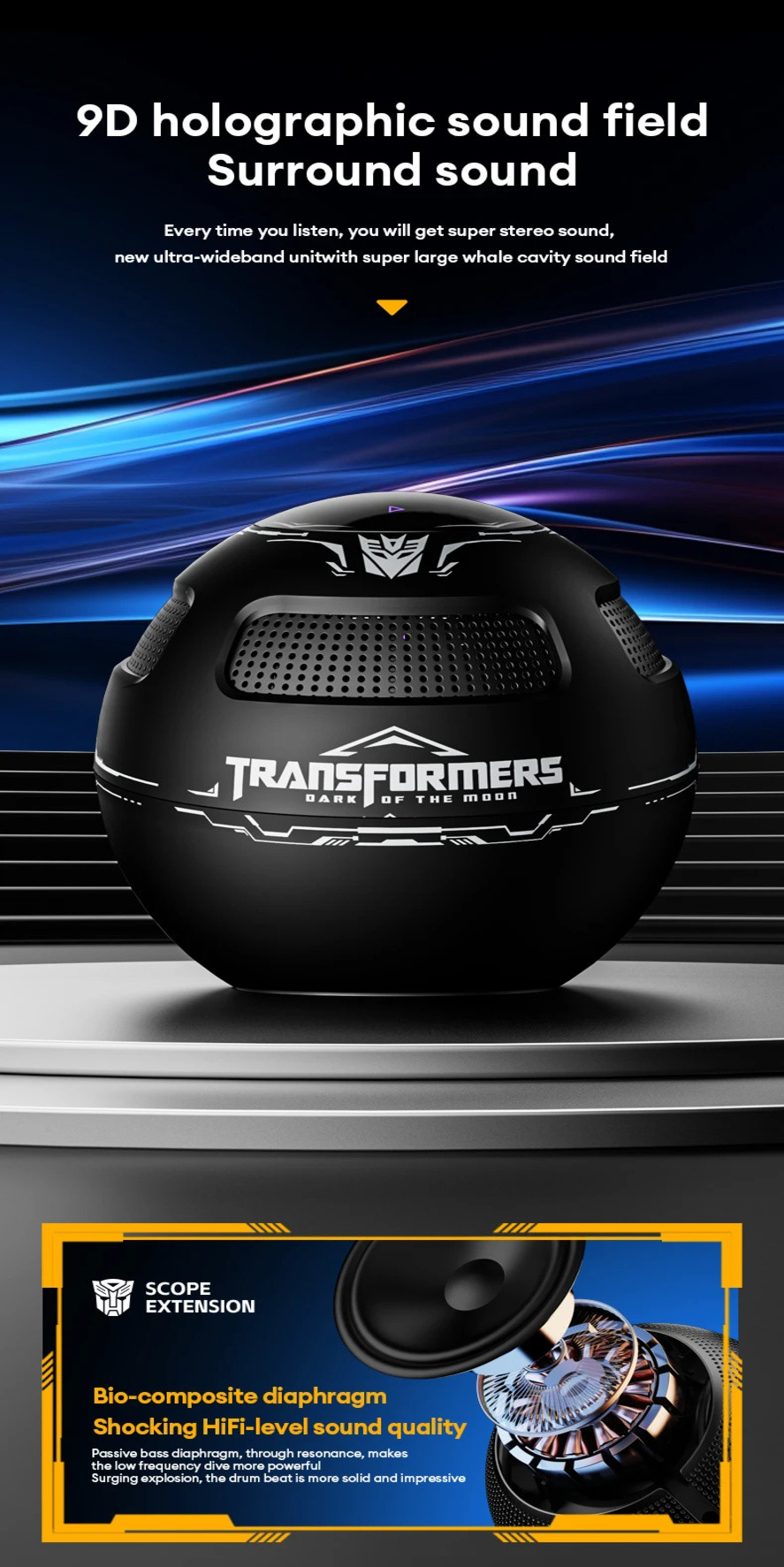 Choice TRANSFORMERS TF-Y17 Speaker Outdoor Long Endurance Loudspeaker ...