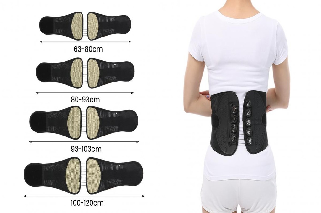 {New} Back Brace with Pulley System Cable-connected Tension Back ...