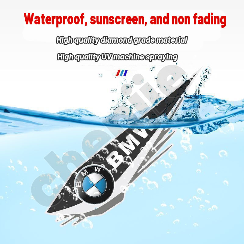 High quality 4Pcs Car Logo Stickers car paint scratch cover stickers ...