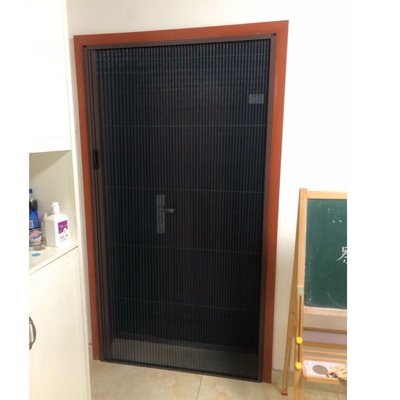 Customized trackless invisible screen door Folding screen door Screen ...