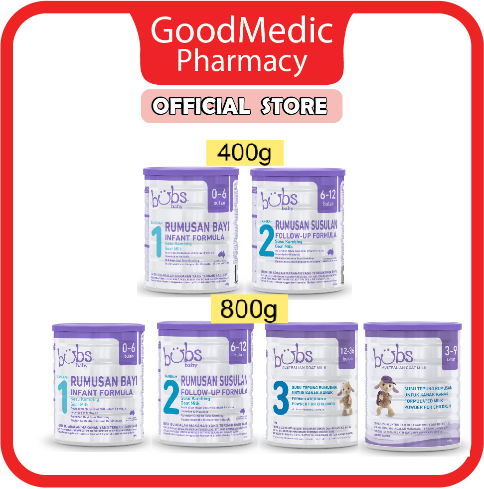 Bubs Australian Goat Milk Infant/ Toddler/ Junior Formula - All Stages ...