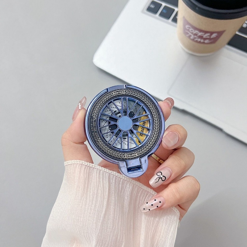 Rotating Gyroscope Phone Holder Decompression Brackets Back Adhesive ...