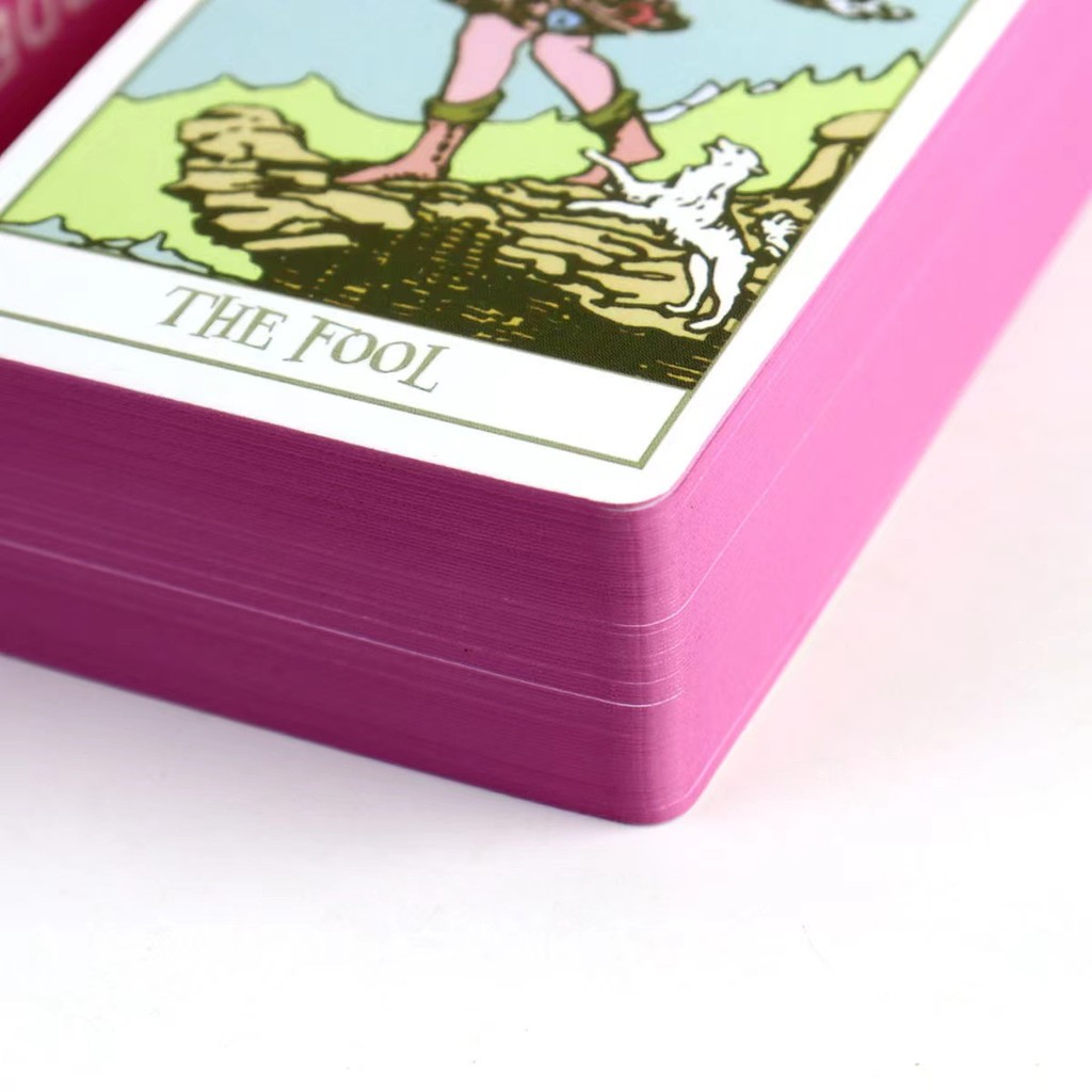 Tarot Card Waite small size thick paper English cute style Cat/Ghost ...