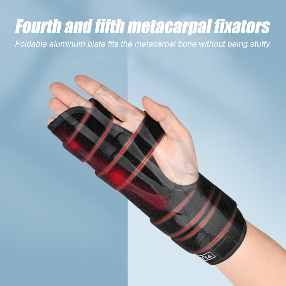 Pinky Finger Splint Boxer Fracture Brace Immobilizer for Broken Fingers ...