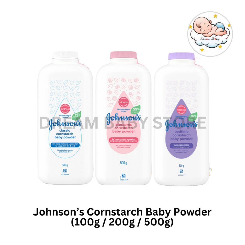 Johnson's Cornstarch Baby Powder (100g / 200g / 500g) [Classic ...