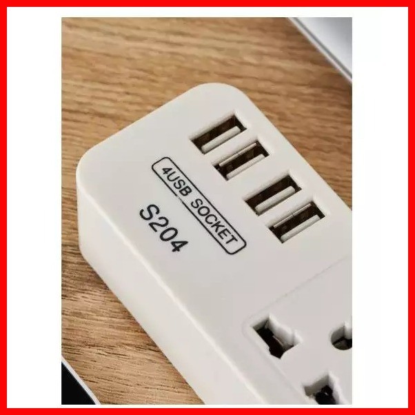 Universal Multifunction Smart Power Socket 5V-4A with 2 Plug Sockets ...