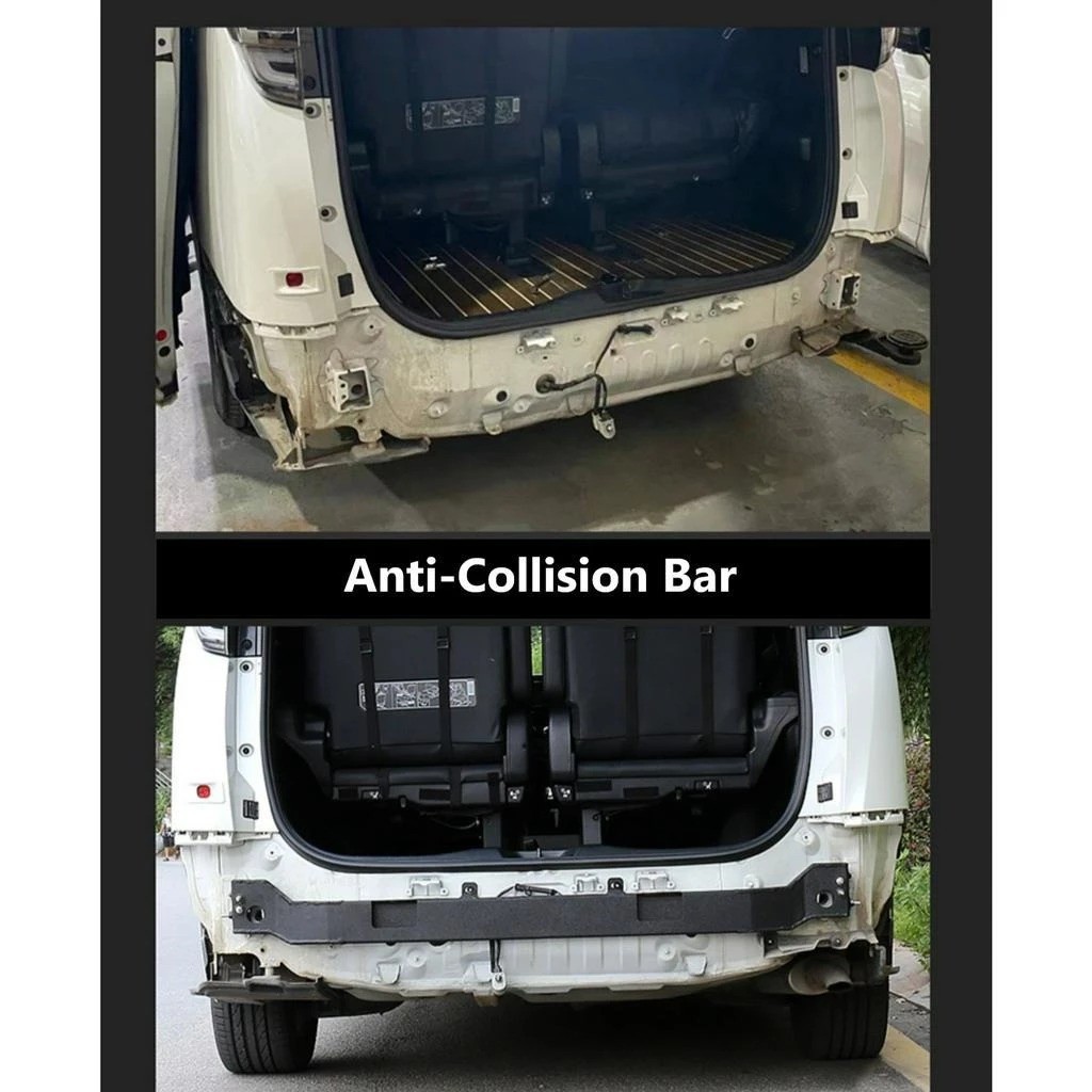 Toyota Alphard Vellfire AGH30 Anti-Collision Bar Rear Safety Bar Anti ...