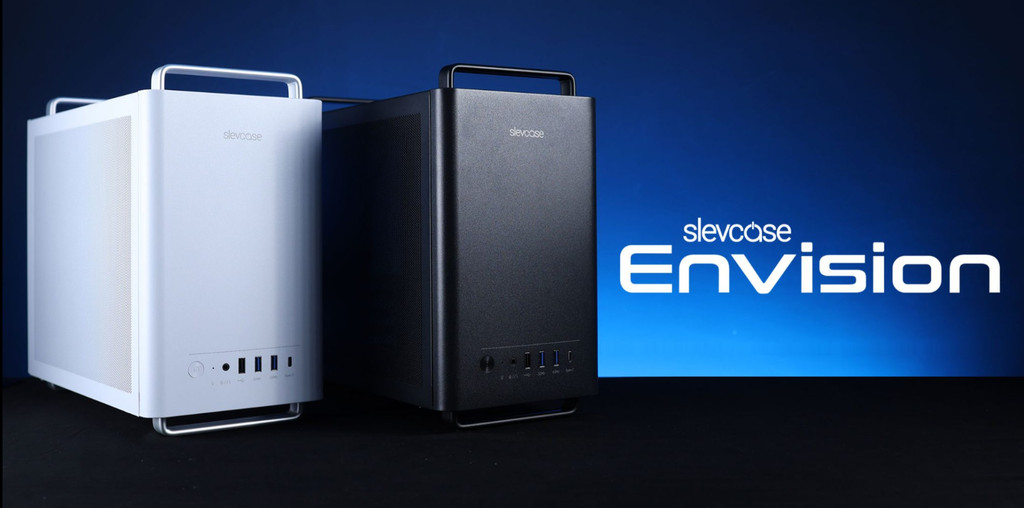 SLEVCASE ENVISION PREMIUM MICRO ATX CASING - BLACK / WHITE | Shopee ...