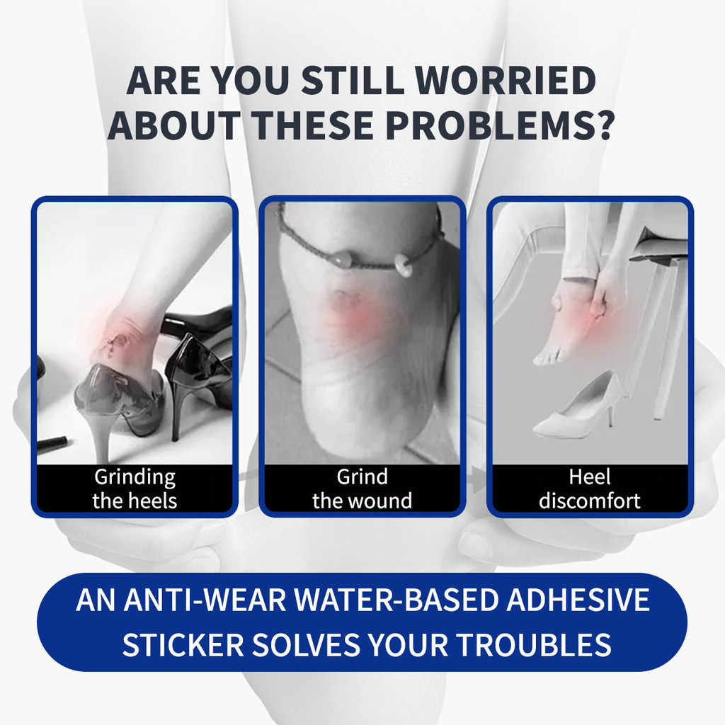 Invisible Traceless Blister Gel Sticker Repair Blisters Heel Patch Anti ...