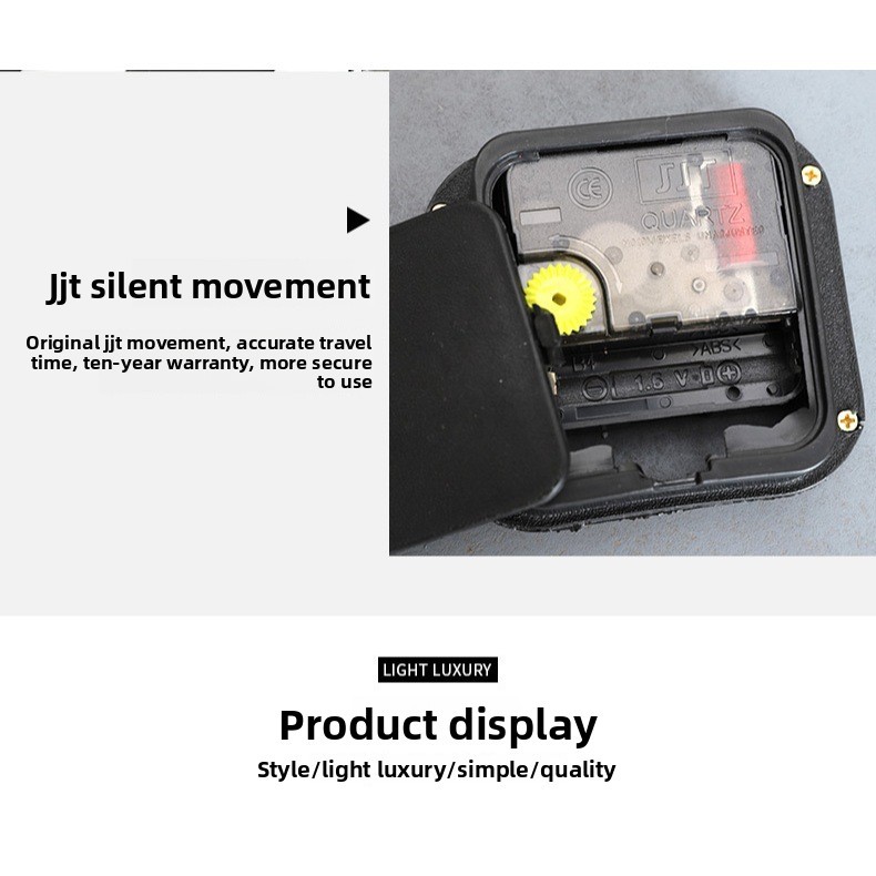 Jam Dinding Berhias Berlian Besar Kristal Sunburst 3D Moden untuk Ruang ...