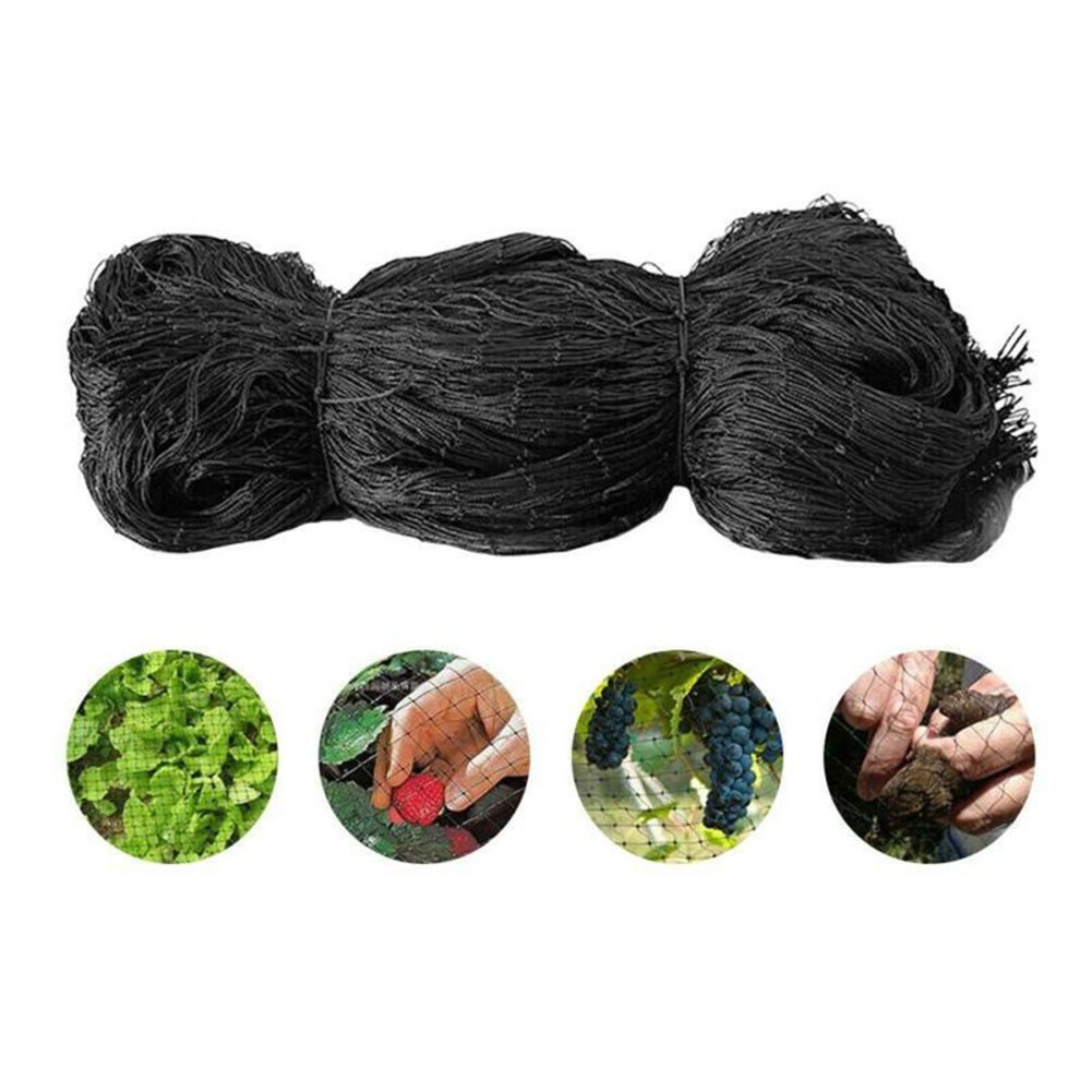 [Stock] 5*10/15/25/35M Extra Strong Anti Bird Netting Garden Black Nylon | Shopee Malaysia