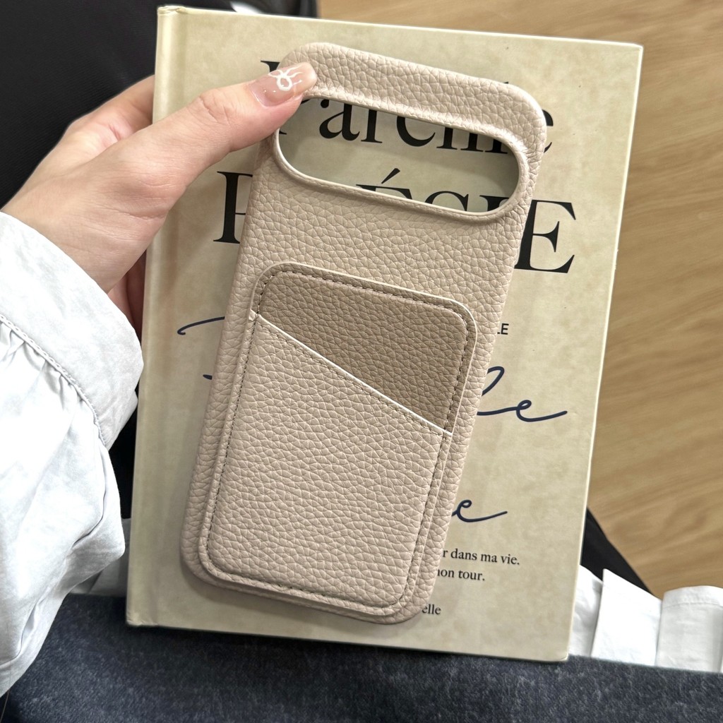 9 PRO XL Card Insertion Lichee Texture Leather Phone Case for Google ...
