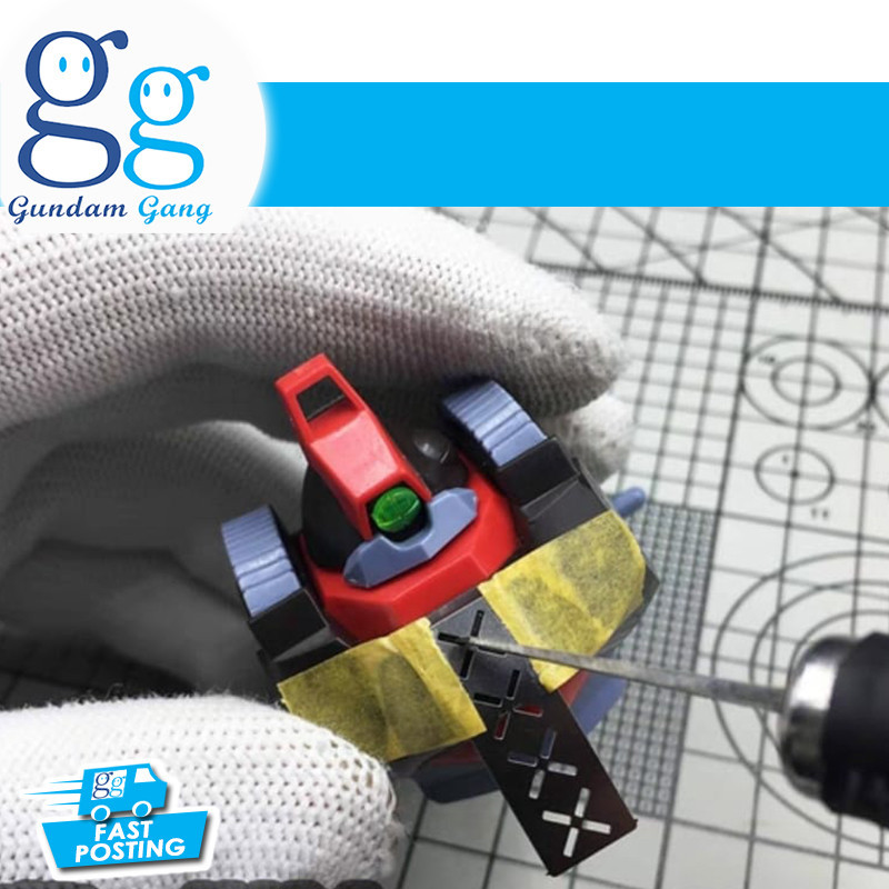 Panel Line Scribing Template Shape Crafting Ruler [Gundam Gang ...