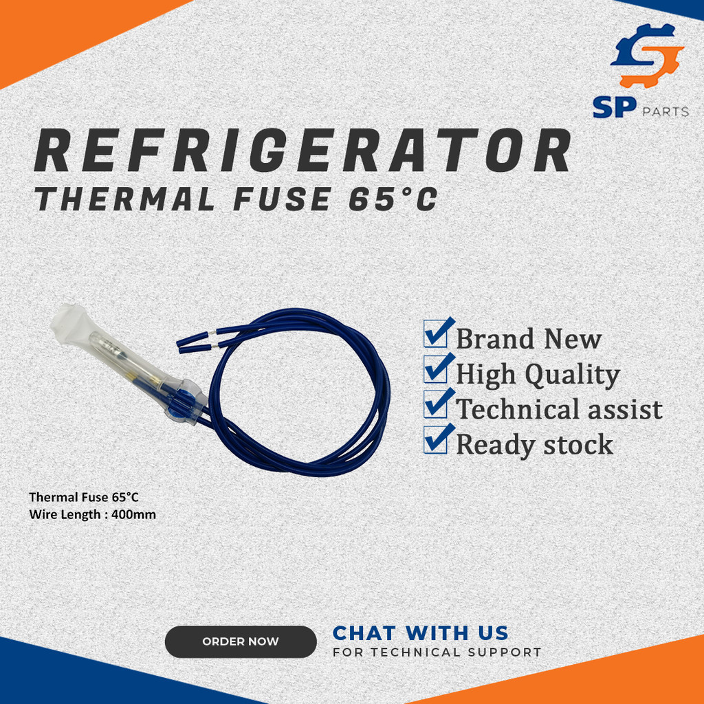 UNIVERSAL REFRIGERATOR THERMAL FUSE 65*C READY STOCK | Shopee Malaysia