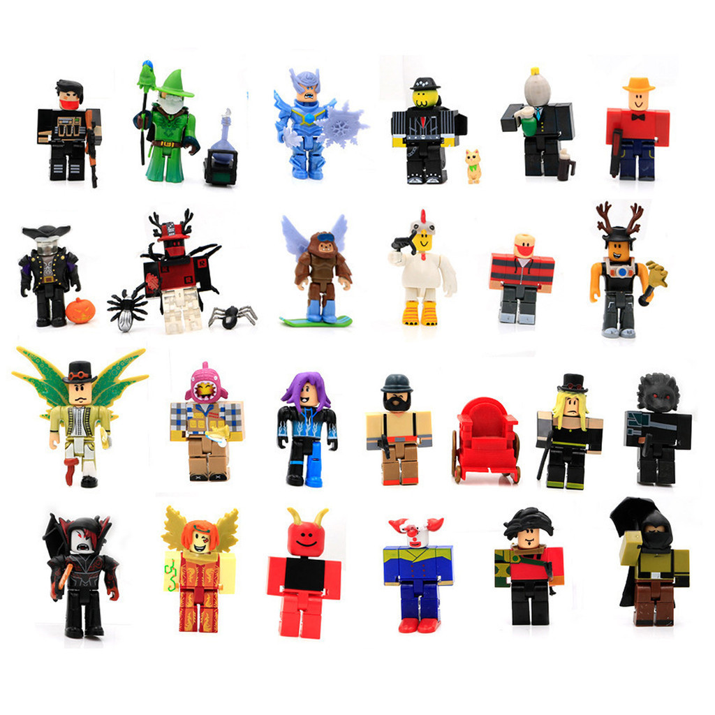 Roblox Miniature Figures Set Block Minecraft Survival Game Collection ...