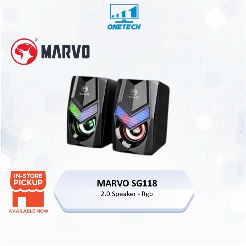 Marvo Sg118 2.0 Speaker – Rgb Gaming Speaker | Shopee Malaysia