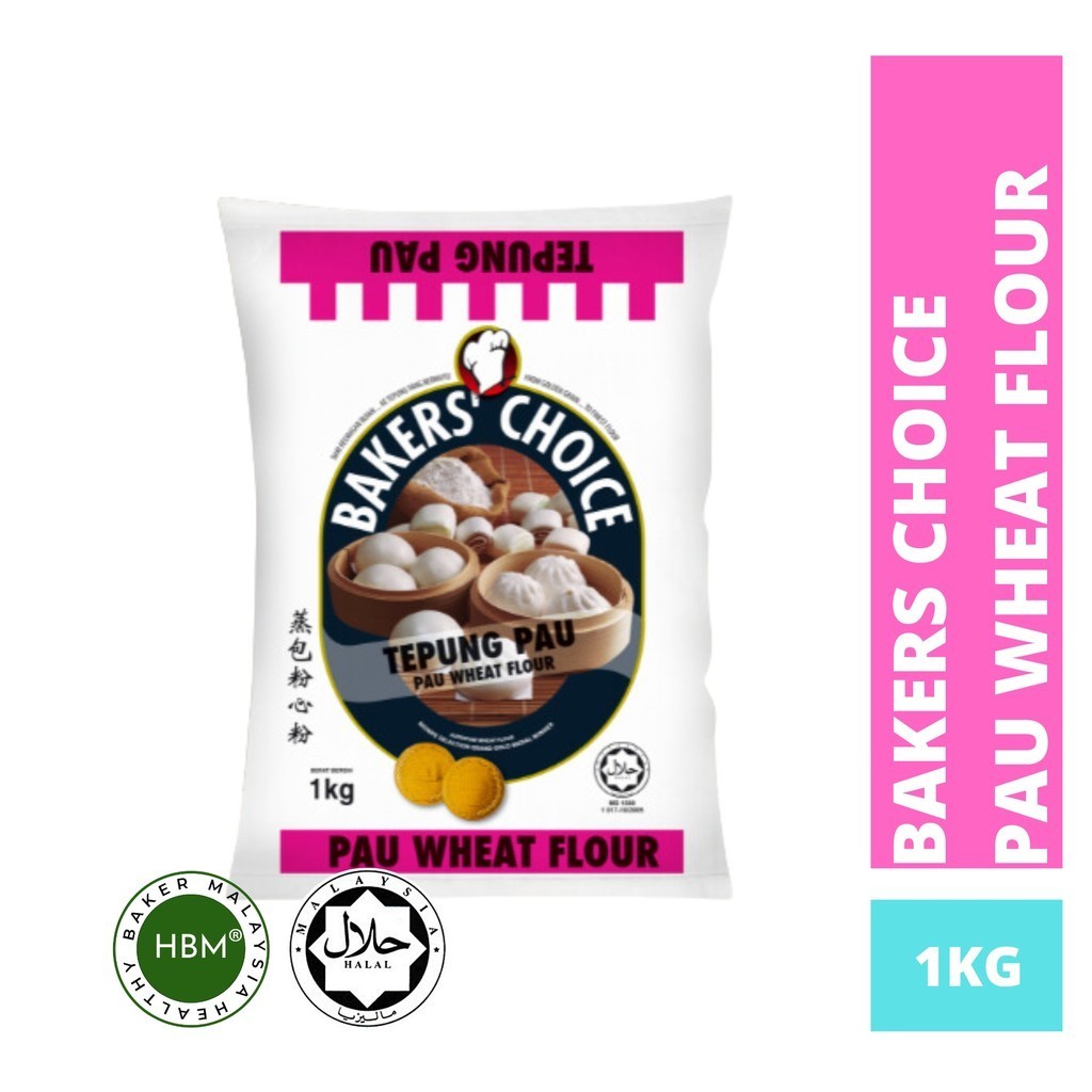 Bakers Choice Pau 1kg / Wheat Flour / Tepung Pau / Tepung Gandum ...