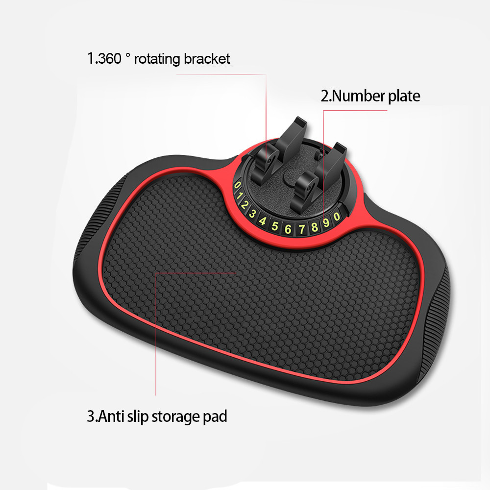 2pcs Car Anti-Slip Dashboard Sticky Pad Auto Phone Holder Anti Slide ...
