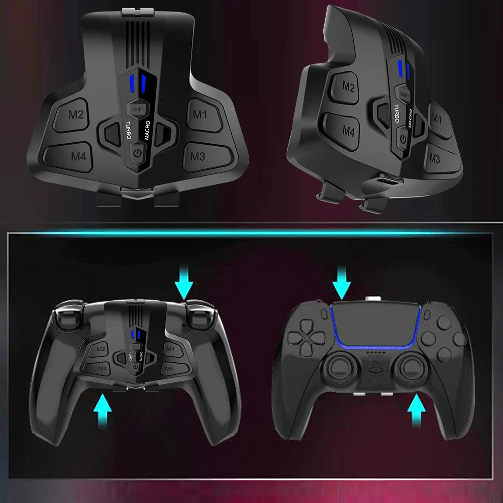 Backplate Programable Remap Kit for PS5 DualSense Gamepad PC Back ...