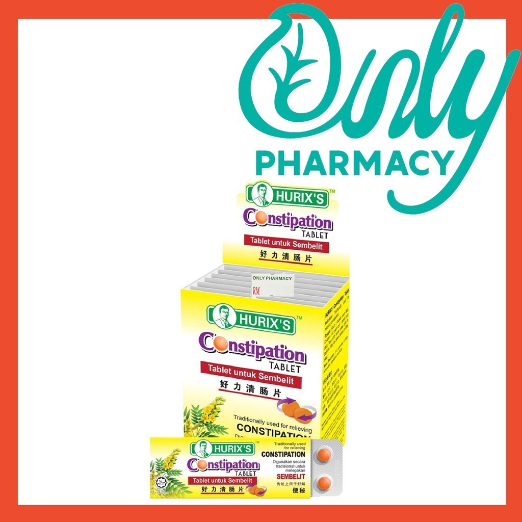 Hurix's Constipation Tablet 12s/strip | Shopee Malaysia